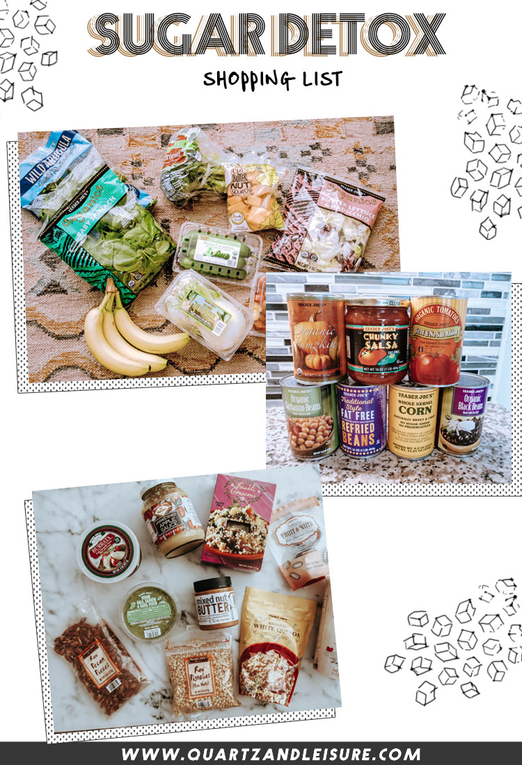 Sugar Detox Grocery List Quartz Leisure
